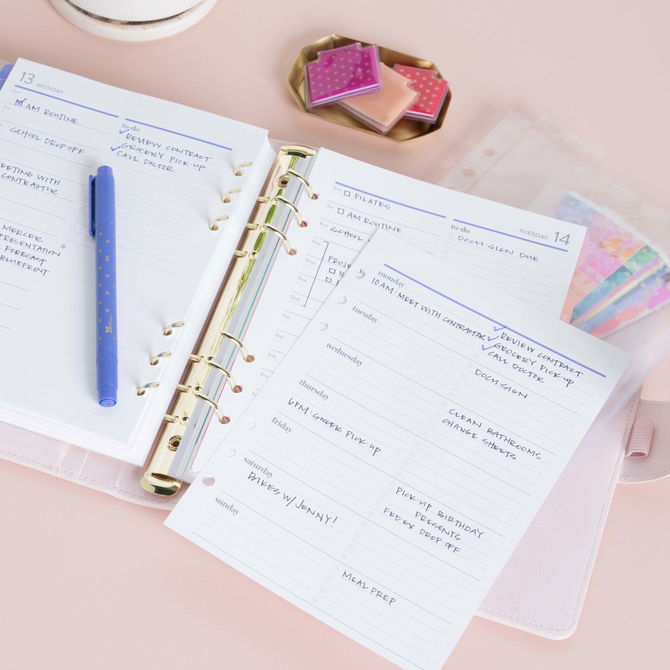 Eucalyptus A5 Daily LifePlanner™ Ring Agenda | Erin Condren