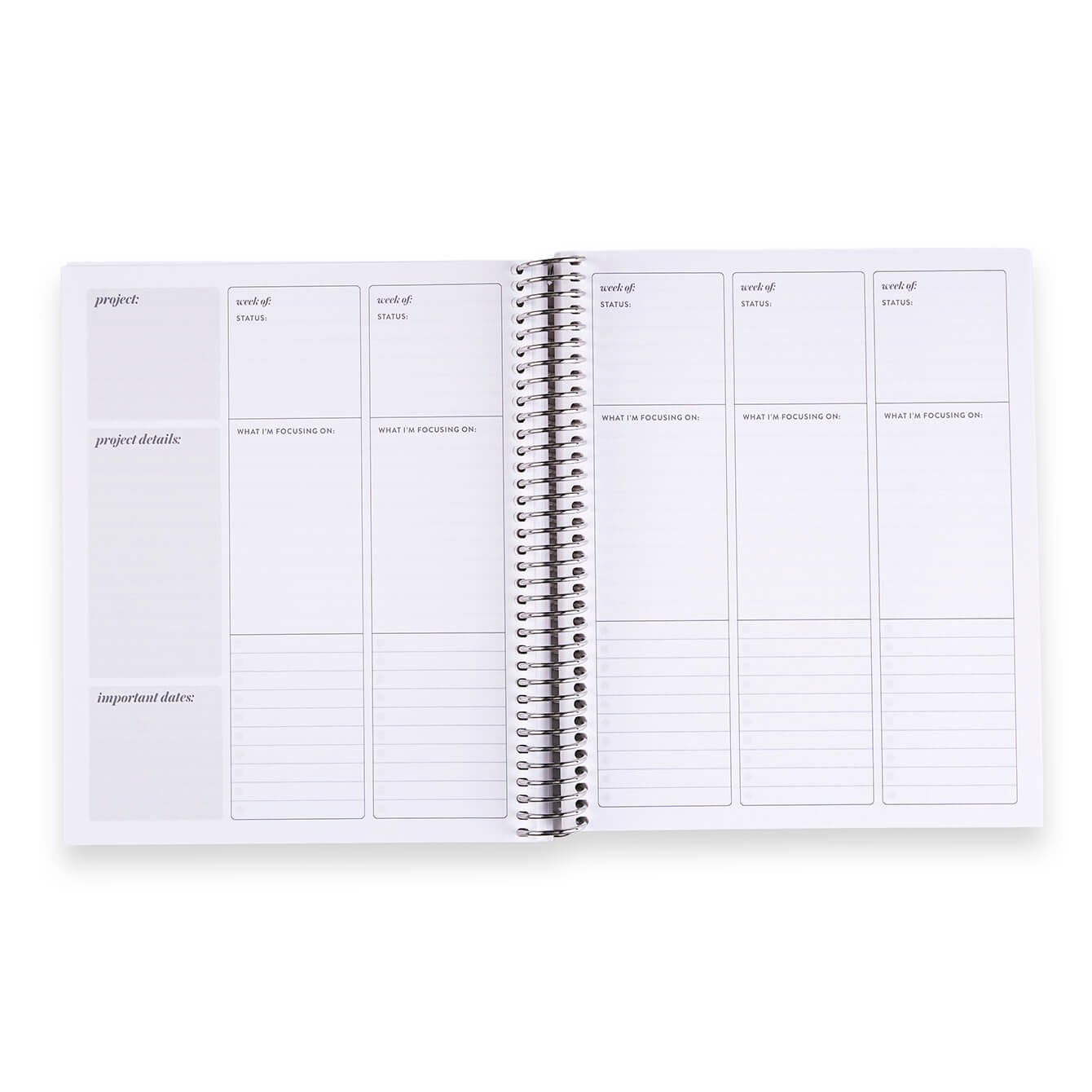 7x9 Project Planning Notebook | Erin Condren