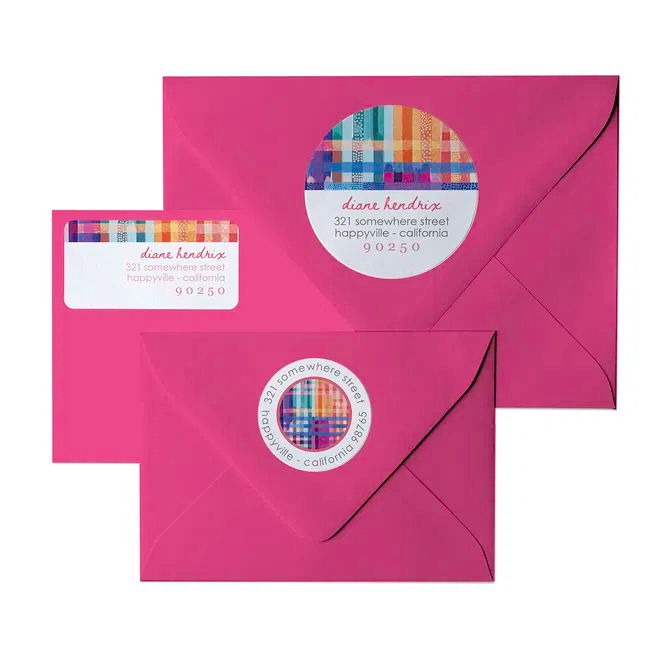 EttaVee Woven Return Address Labels | Erin Condren