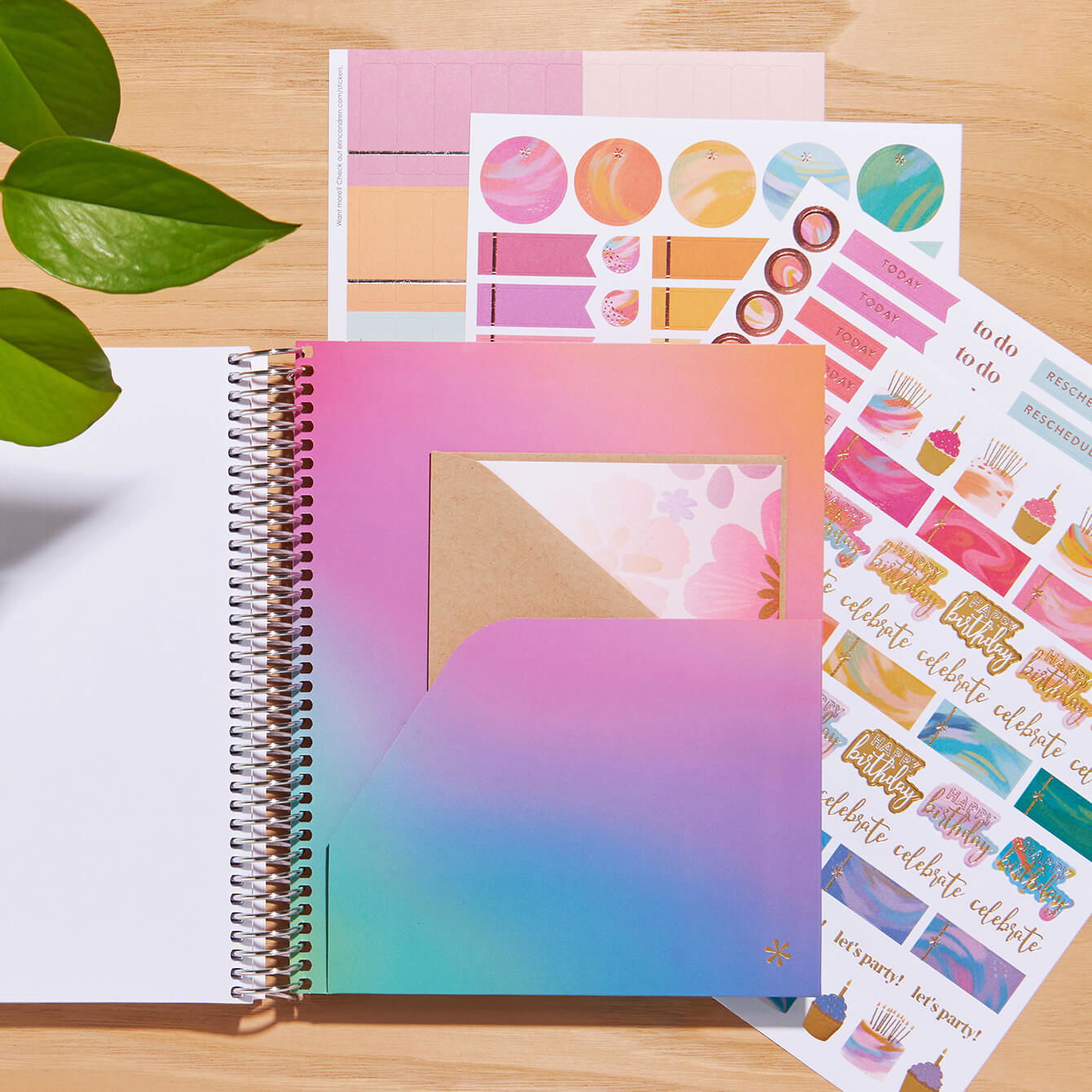 Floral 3 Subject Notebook | Erin Condren