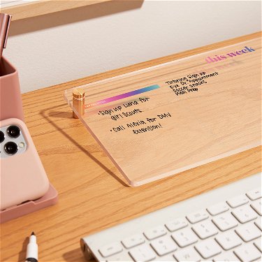 Acrylic Colorful Weekly Productivity Desk Stand | Erin Condren