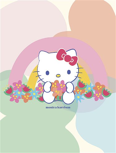 Hello Kitty Rainbow Relaxation Covers | Erin Condren