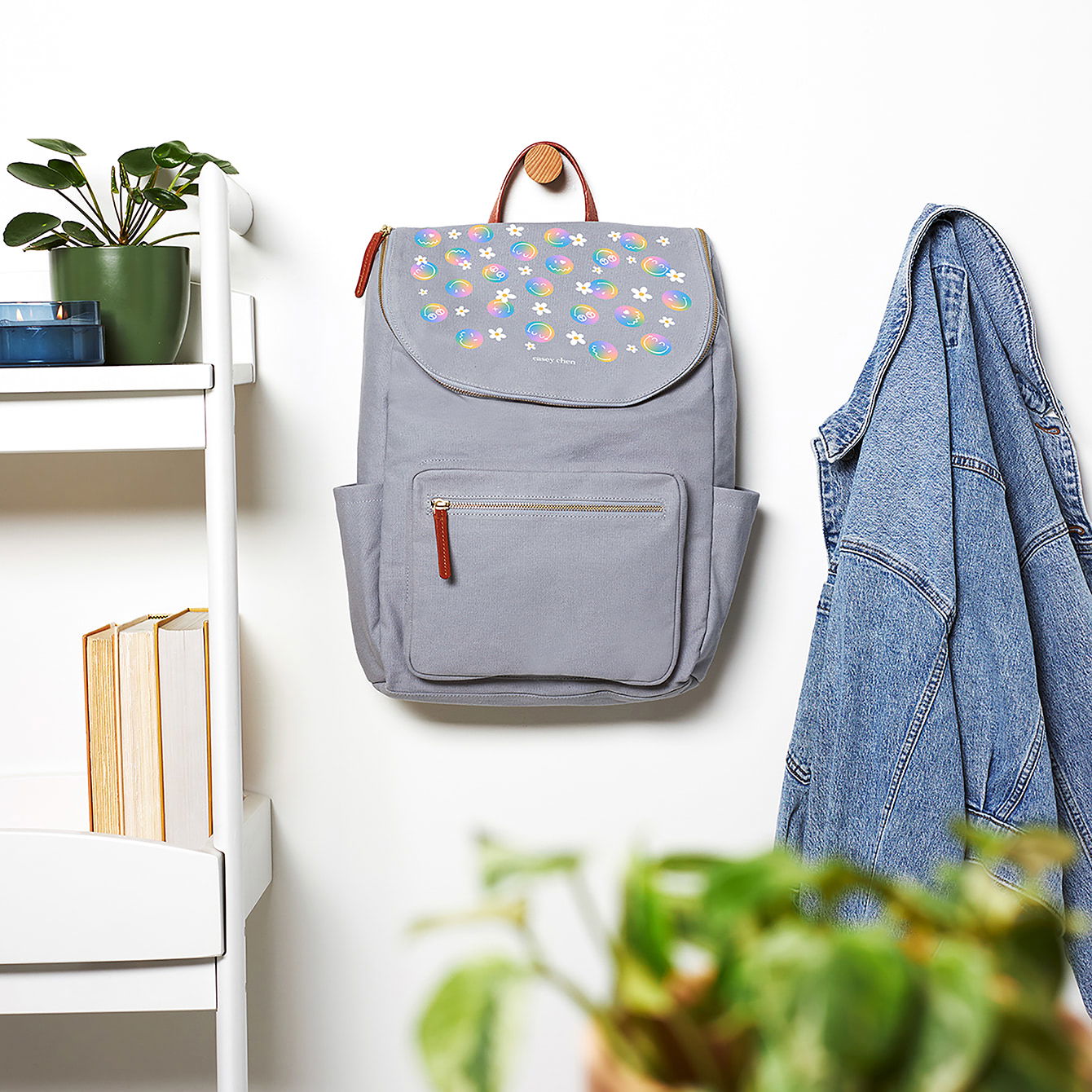 SmileyWorld® Daisies Custom Backpack | Erin Condren