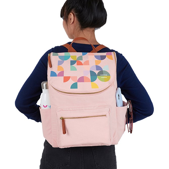 Abstract Circles Custom Backpack | Erin Condren