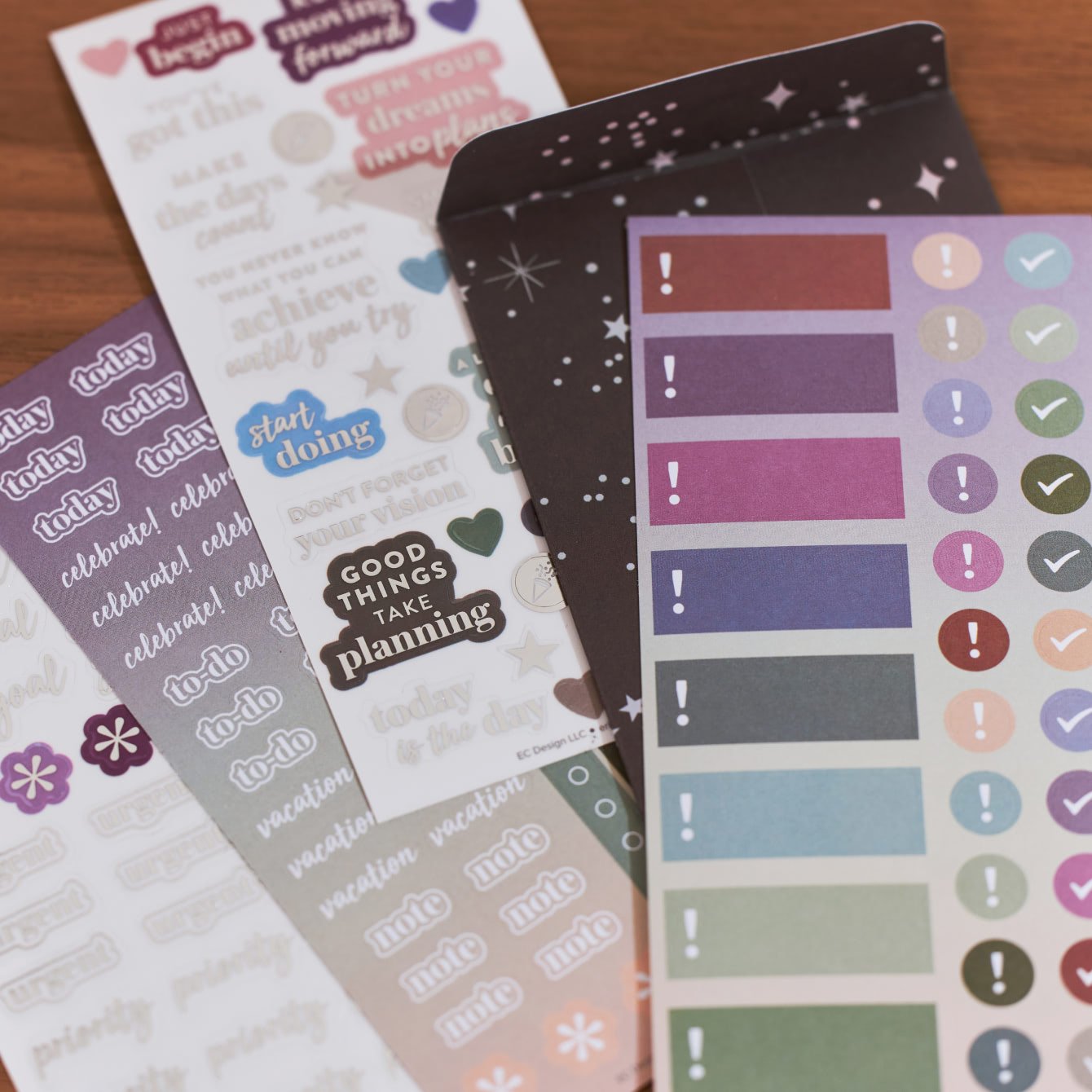 New Year Envelope Sticker Pack | Erin Condren