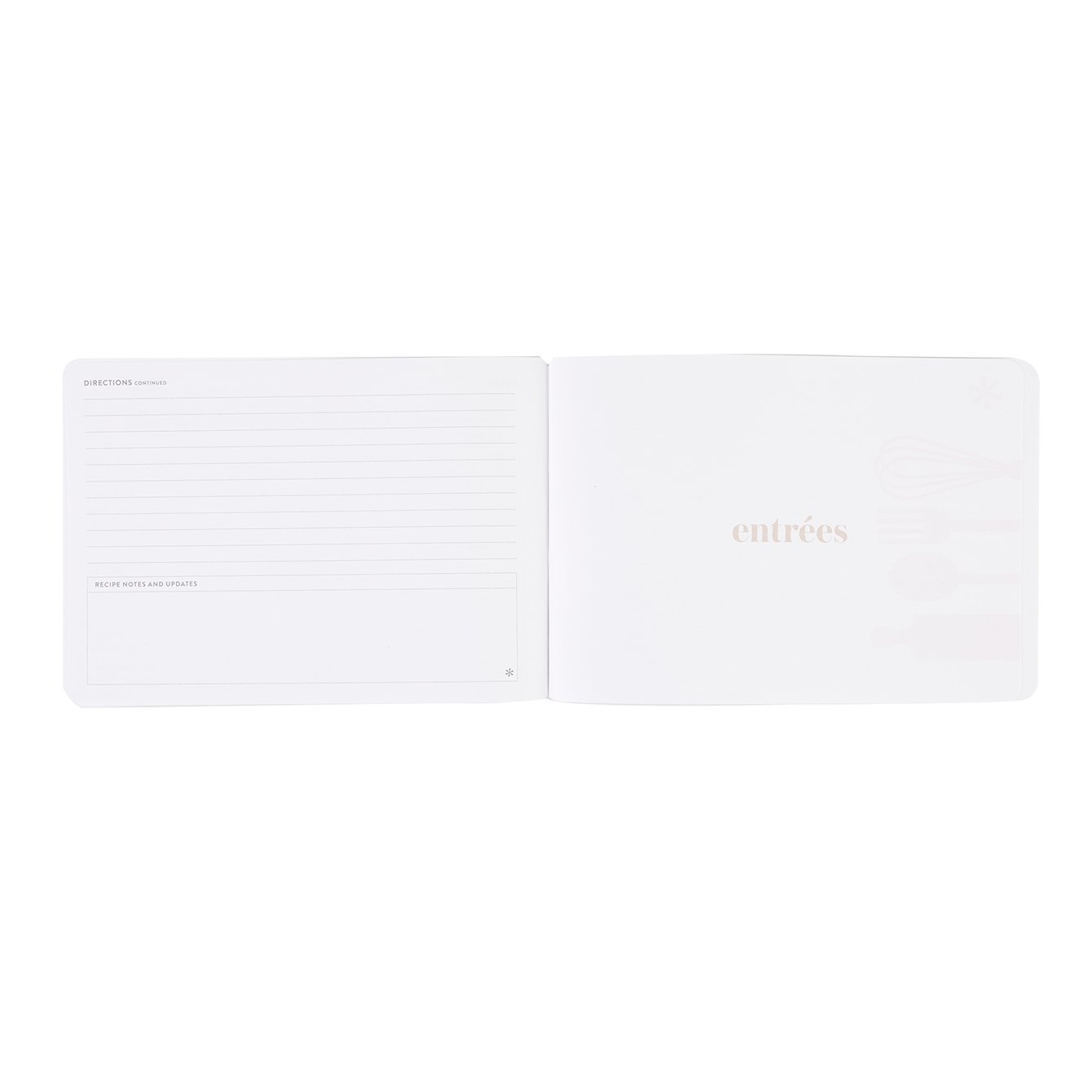 Horizontal Recipe Notebook | Erin Condren