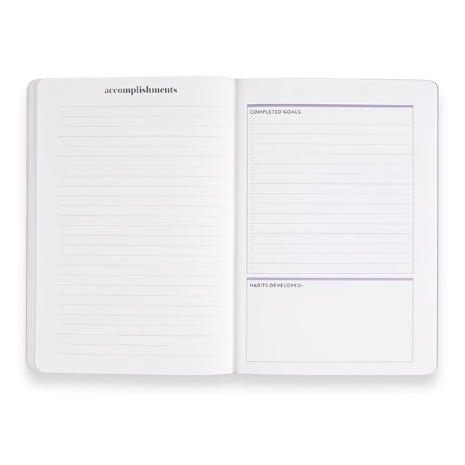 Watercolor Stripes PetitePlanner Goal Setting Journal | Erin Condren