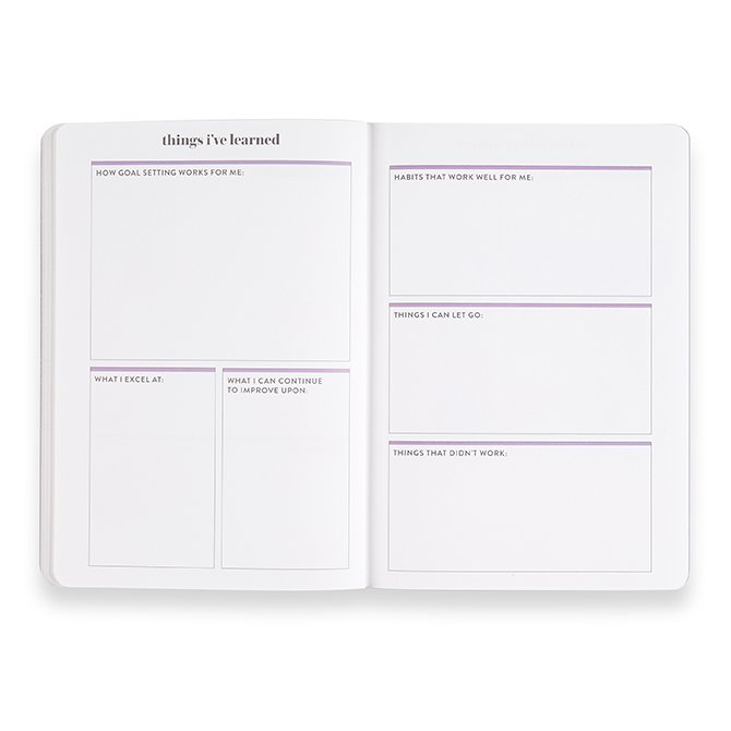 Watercolor Stripes PetitePlanner Goal Setting Journal | Erin Condren