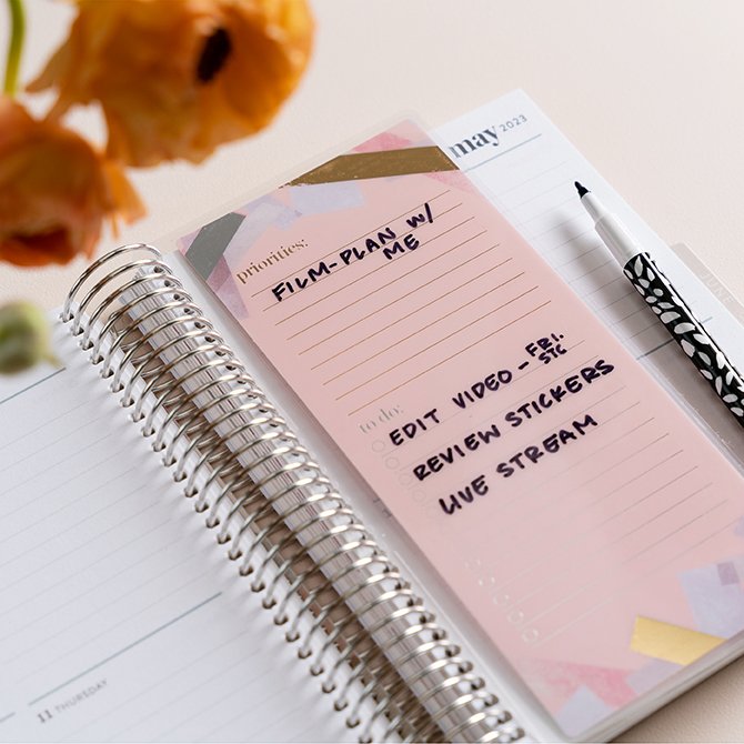 Harmony Universal Snap-In Weekly Schedule Dashboard | Erin Condren