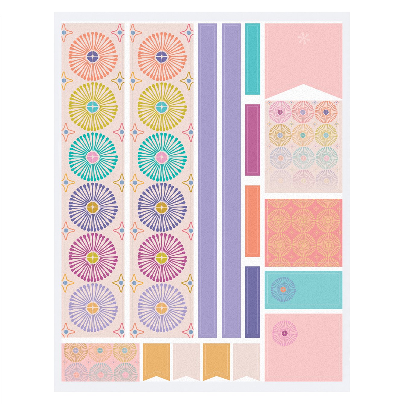 Modern Geometric Sticker Sheet | Erin Condren