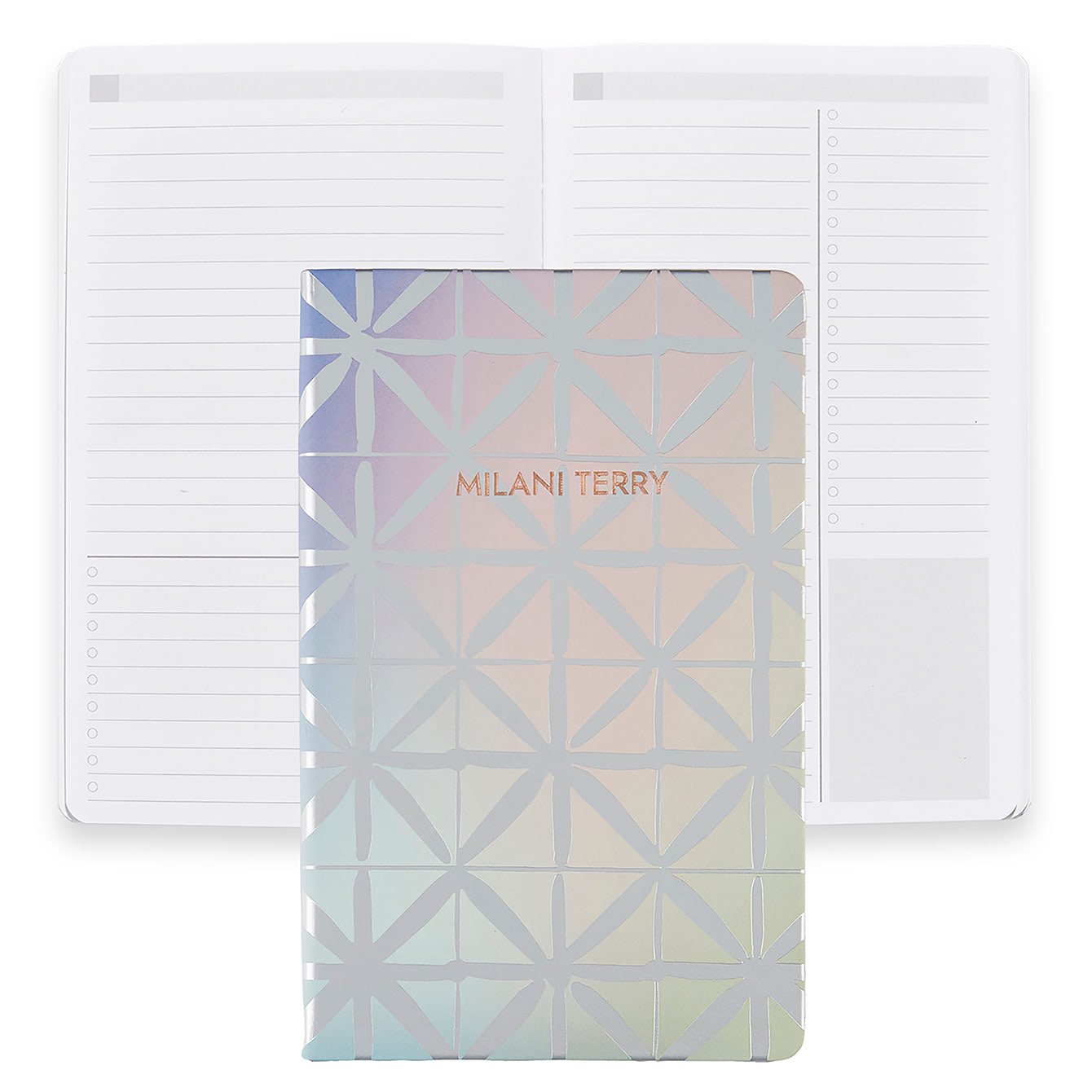 Watercolor Painted Print Productivity Softbound Notebook | Erin Condren