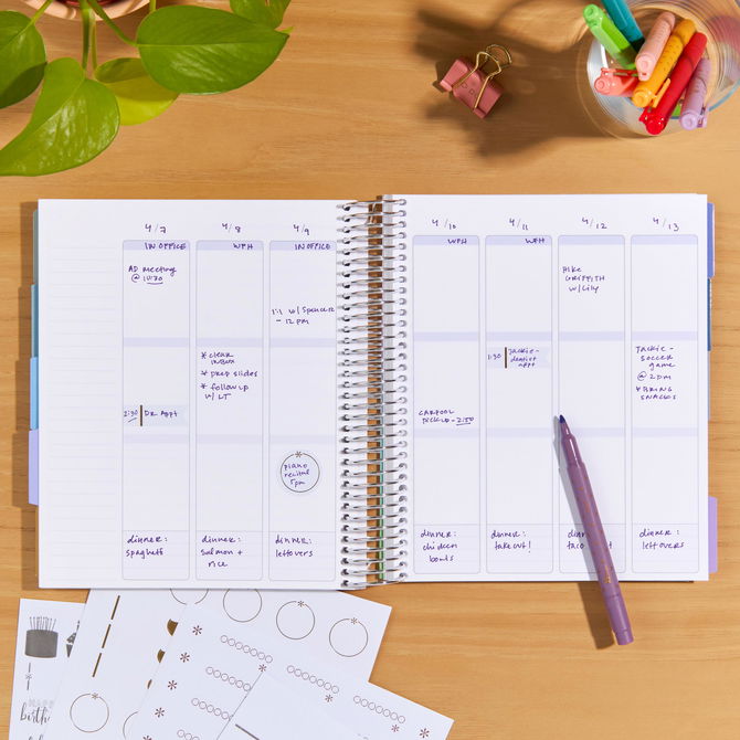 Petal Pop Undated Vertical LifePlanner™ | Erin Condren