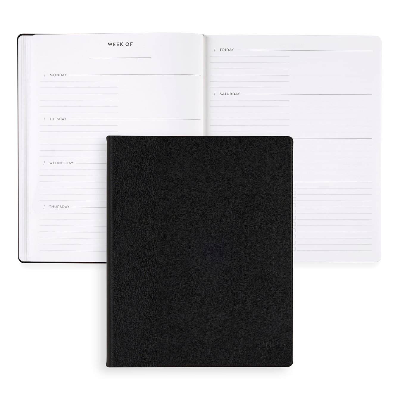 Black Undated Softbound Focused Planner™| Erin Condren