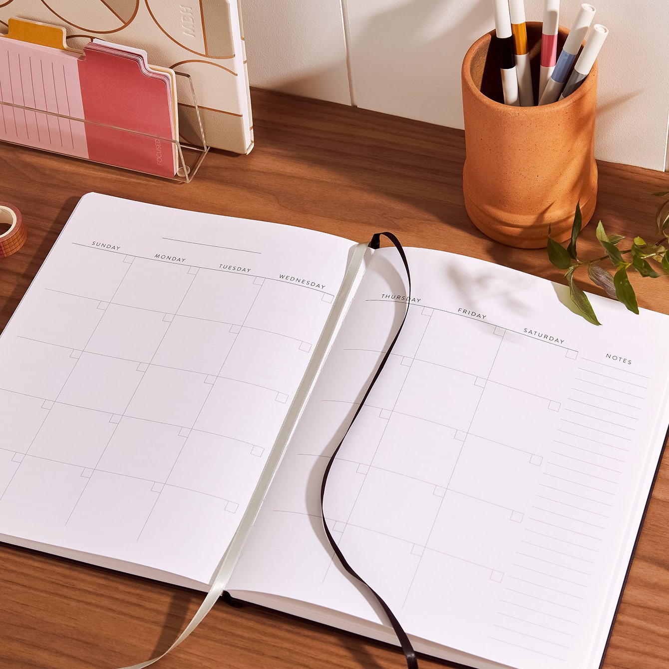 Black Undated Softbound Focused Planner™| Erin Condren