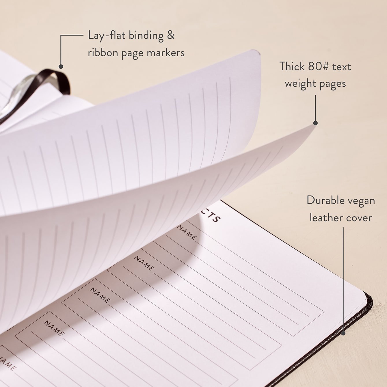 Black Undated Softbound Focused Planner™| Erin Condren