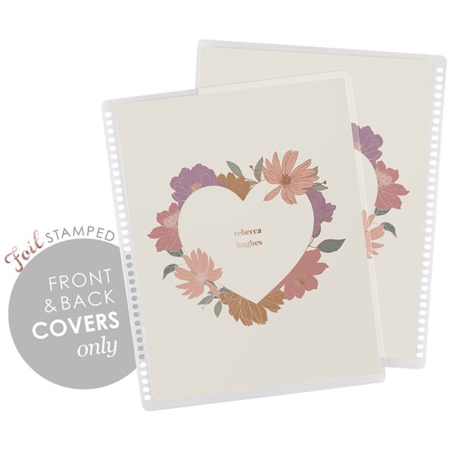 Metallic Love In Bloom Covers | Erin Condren
