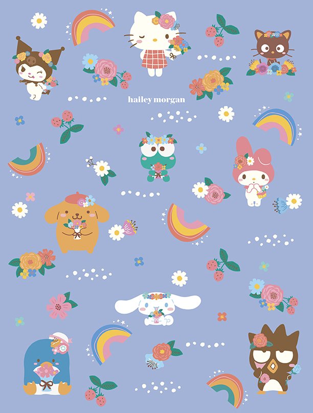 Hello Kitty and Friends Rainbow Days Covers | Erin Condren