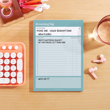 Custom Action Steps Notepad | Erin Condren