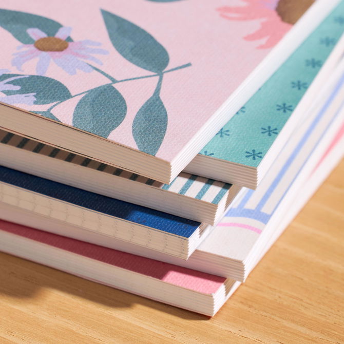 Navy Productivity Graph B6 Notebook | Erin Condren