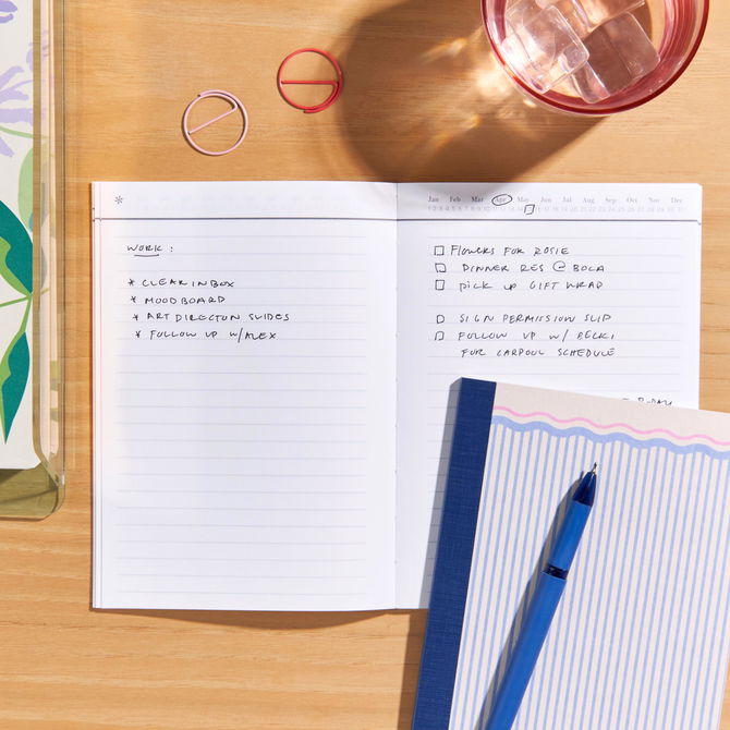 Stripes Lined B6 Notebook | Erin Condren