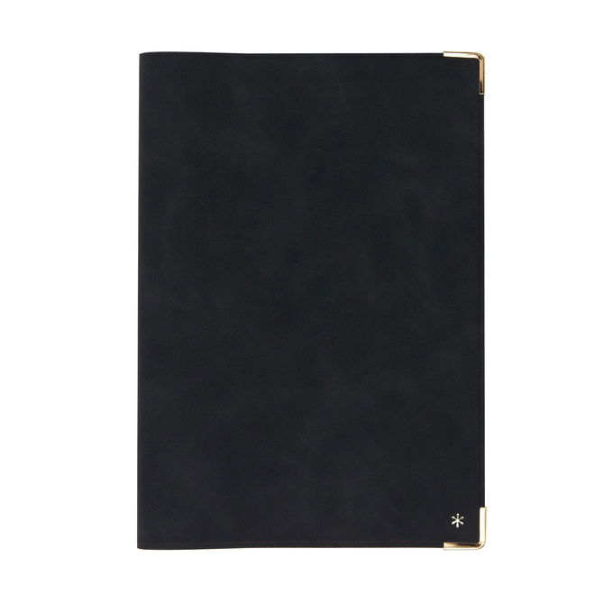 Black Vegan Leather B6 Notebook Cover | Erin Condren