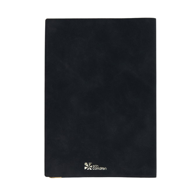 Black Vegan Leather B6 Notebook Cover | Erin Condren
