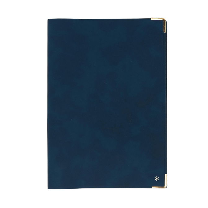 Navy Vegan Leather B6 Notebook Cover | Erin Condren