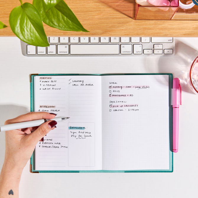 Monaco Vegan Leather B6 Notebook Cover | Erin Condren