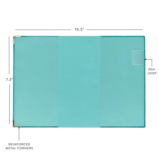 Monaco Vegan Leather B6 Notebook Cover | Erin Condren