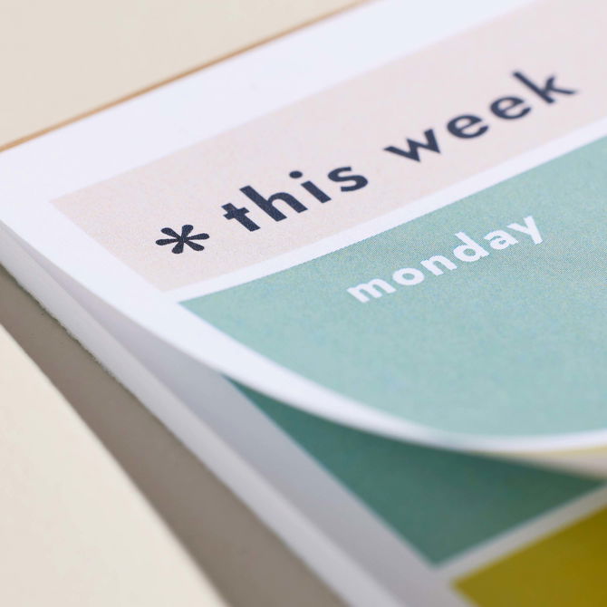 Customizable Weekly Planning Notepad | Erin Condren