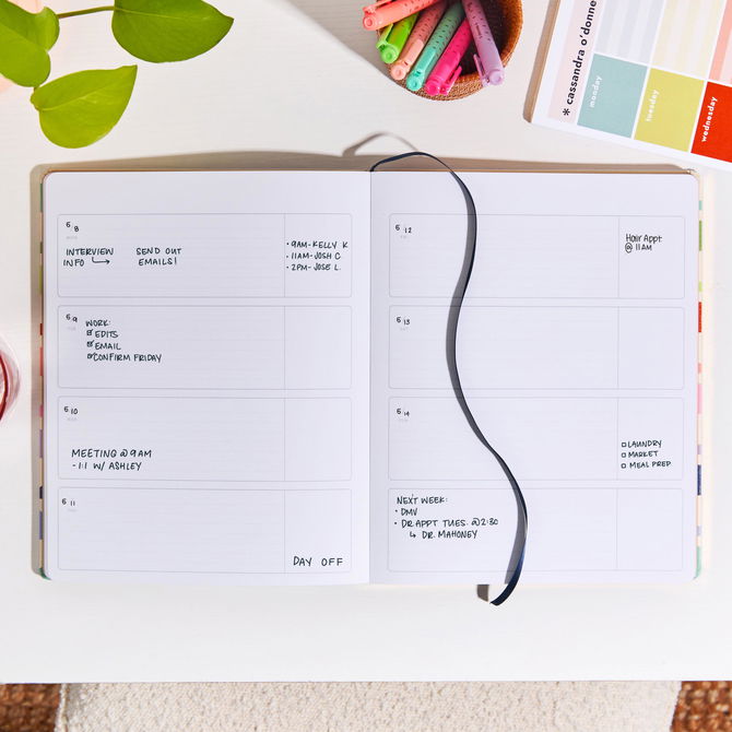 Colorwave 8x10 Undated Softbound LifePlanner™ | Erin Condren