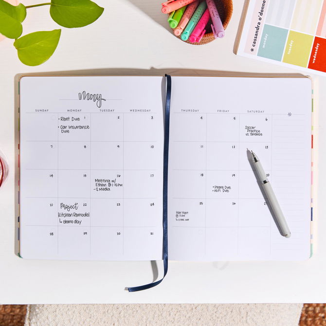 Colorwave 8x10 Undated Softbound LifePlanner™ | Erin Condren