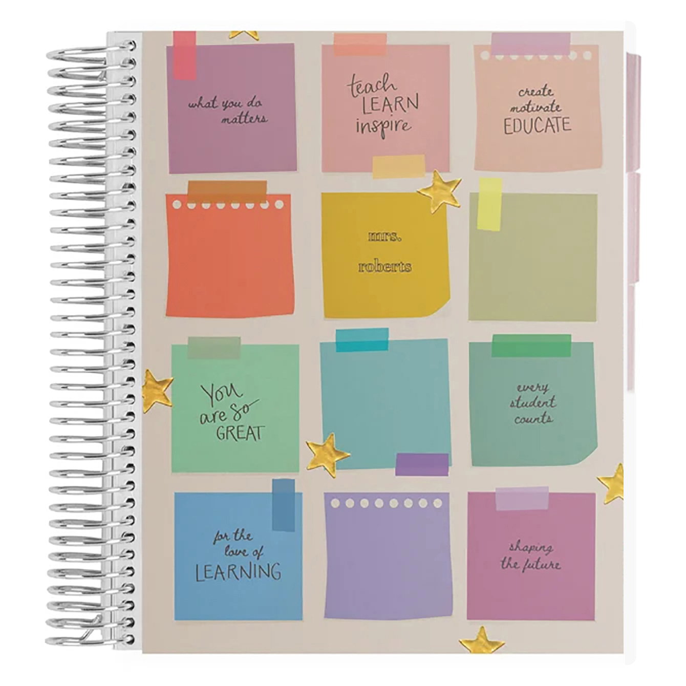 Motivation Notes Premium 3 Subject Notebook | Erin Condren
