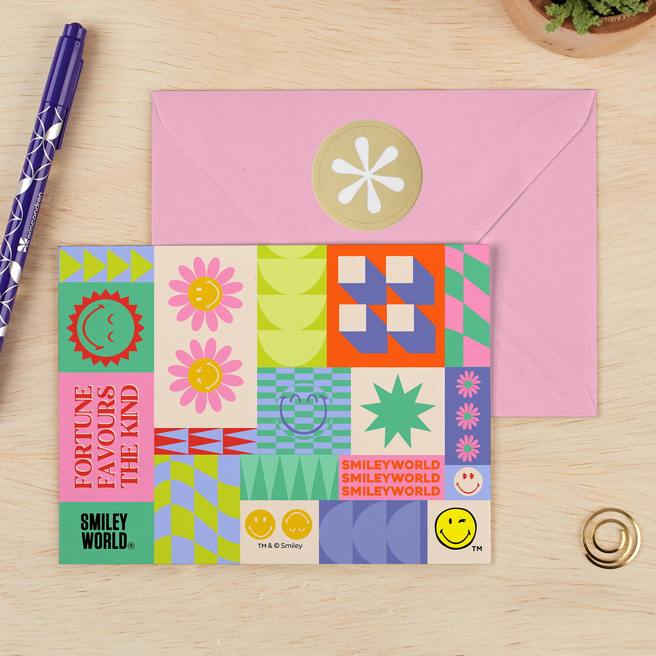 SmileyWorld® Icon Personalized Stationery | Erin Condren