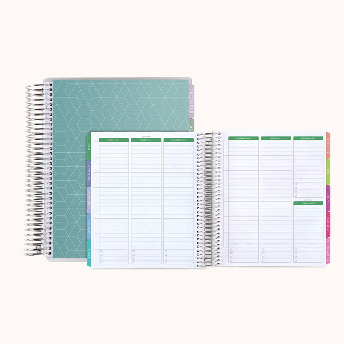 Minimal Hexagon Academic Planner | Erin Condren