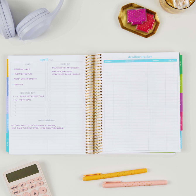 Minimal Collage Academic Planner | Erin Condren