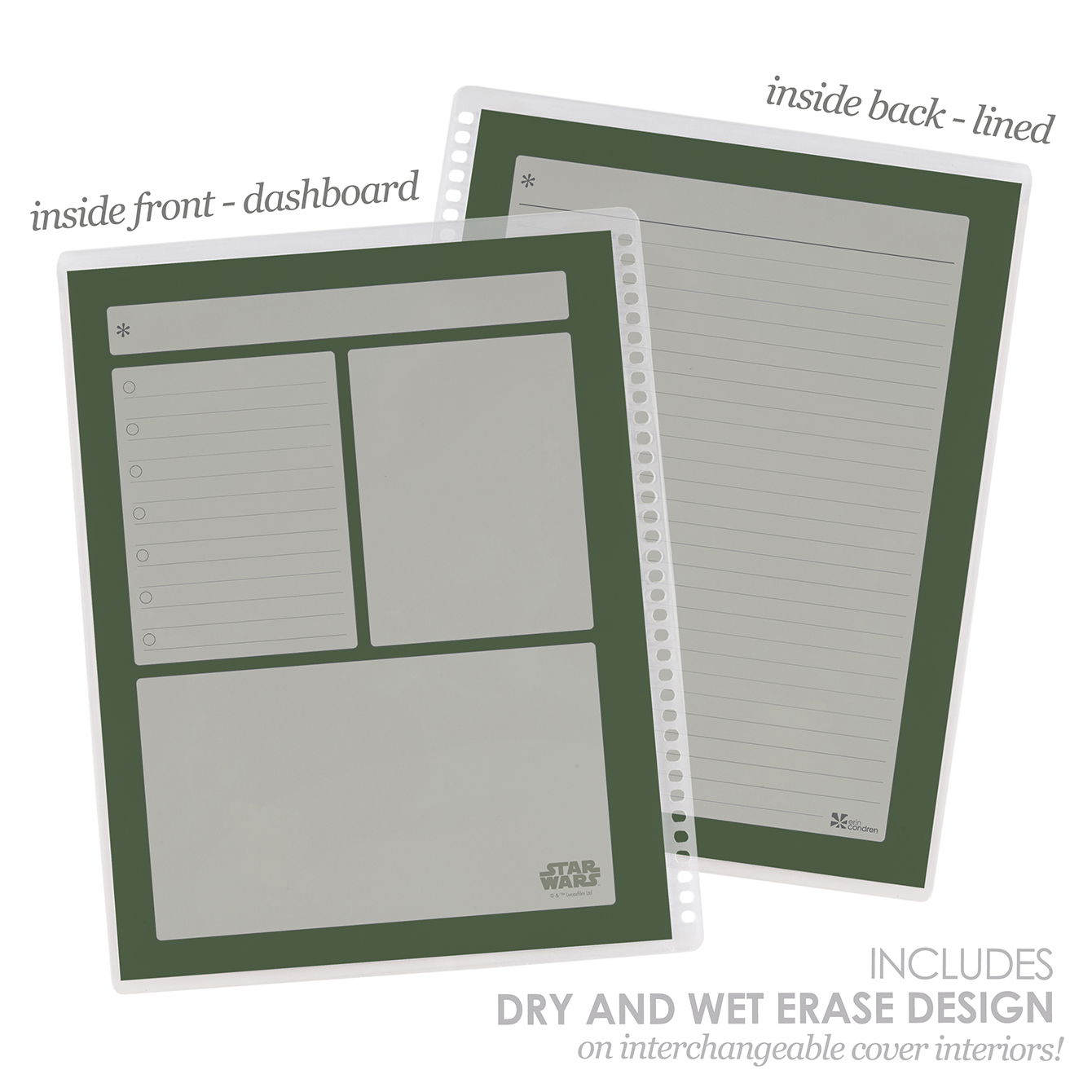 Star Wars Small Mighty Grogu™ Covers | Erin Condren