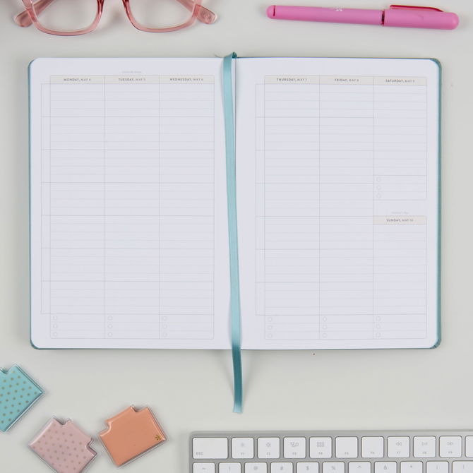 Eucalyptus A5 Softbound Academic Planner | Erin Condren