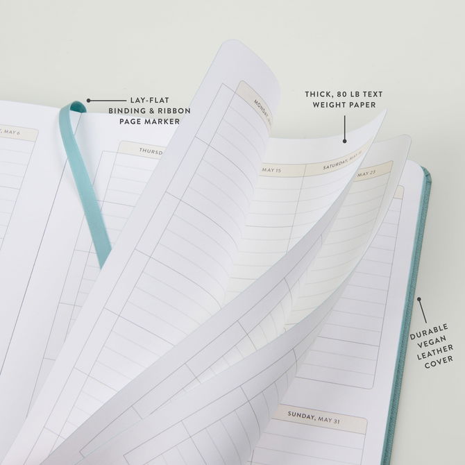 Eucalyptus A5 Softbound Academic Planner | Erin Condren