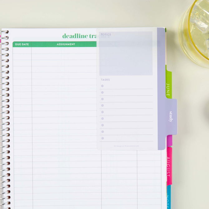 Student Tabbed Sticky Notes 3-Pack | Erin Condren