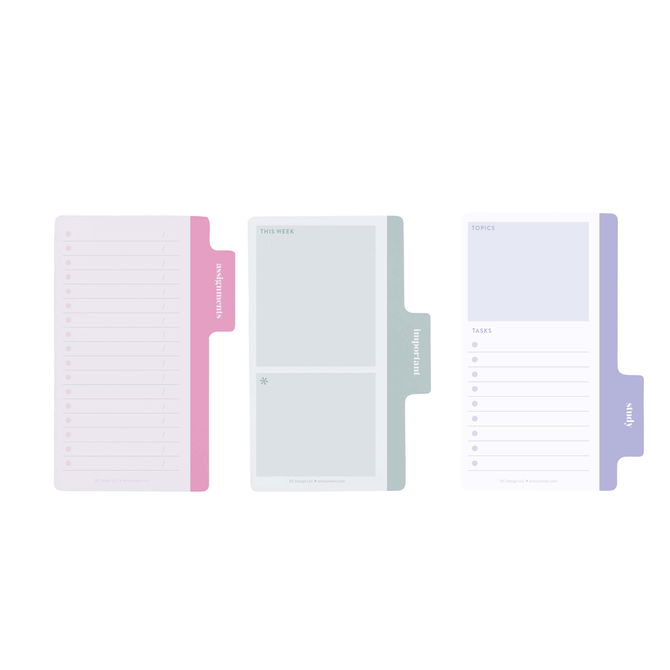 Student Tabbed Sticky Notes 3-Pack | Erin Condren