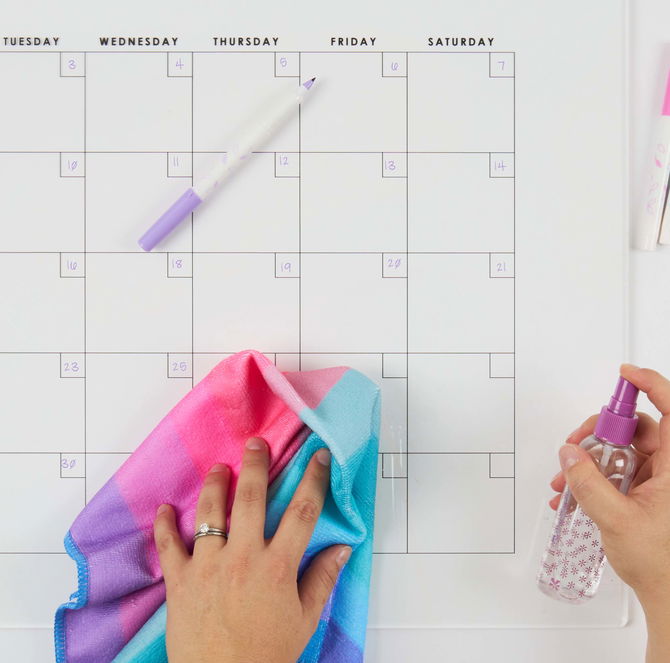Acrylic Monthly Wall Calendar Bundle | Erin Condren