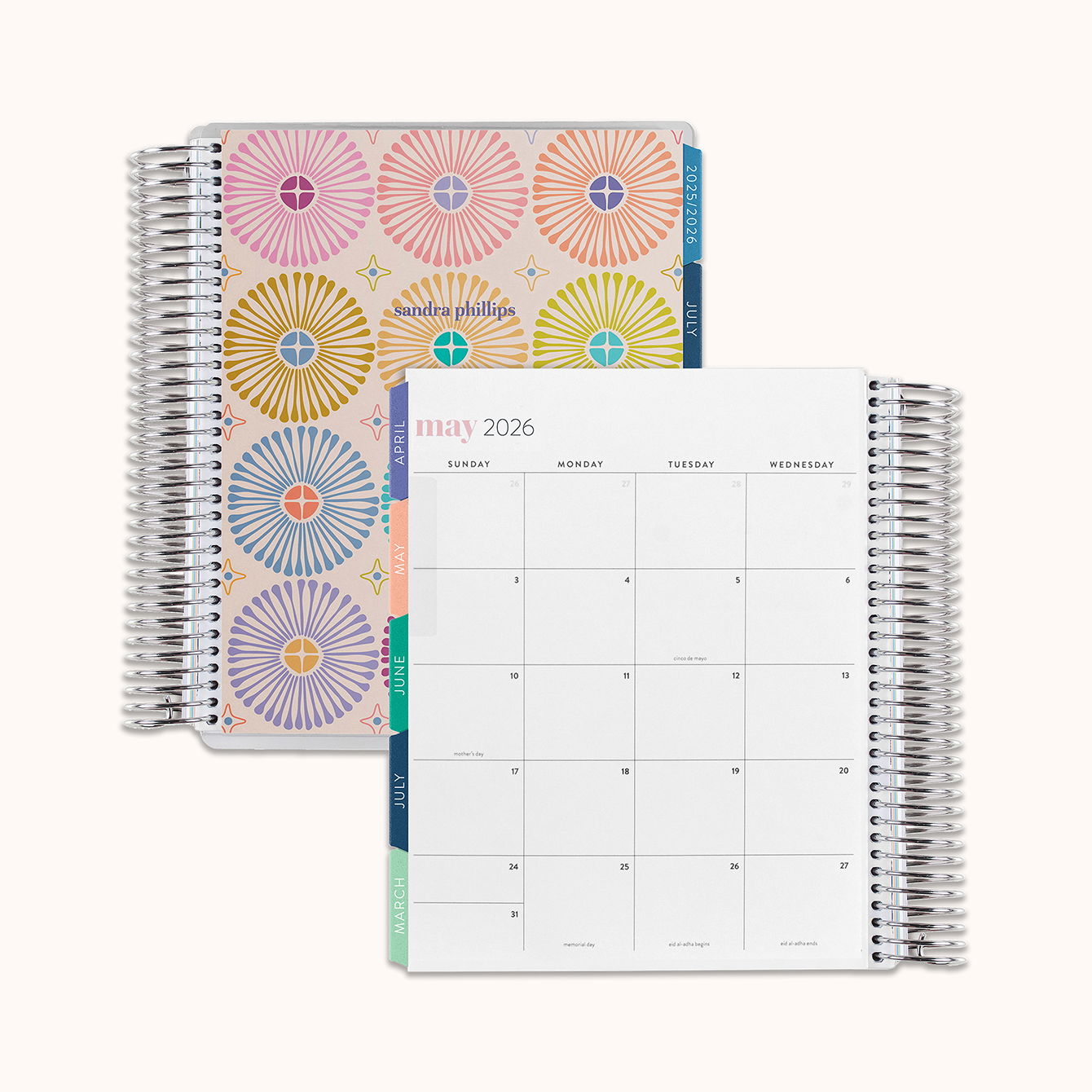 Modern Geometric Monthly Planner | Erin Condren