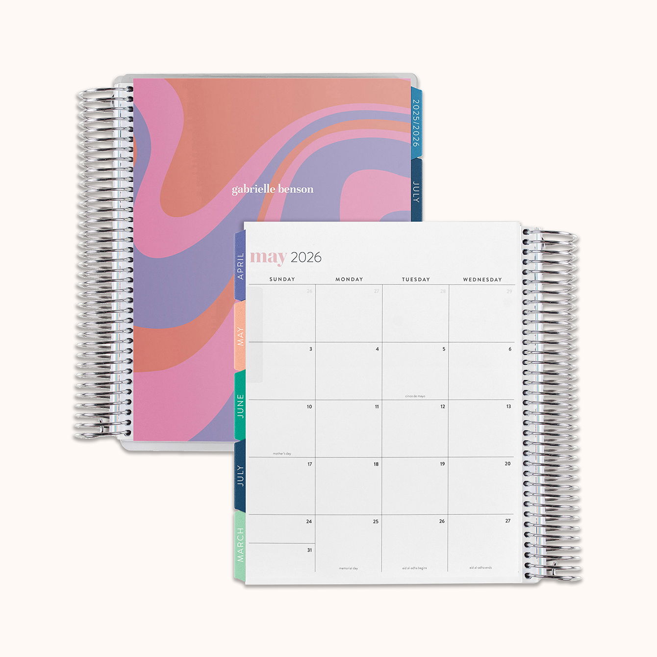 Groovy Waves Monthly Planner | Erin Condren