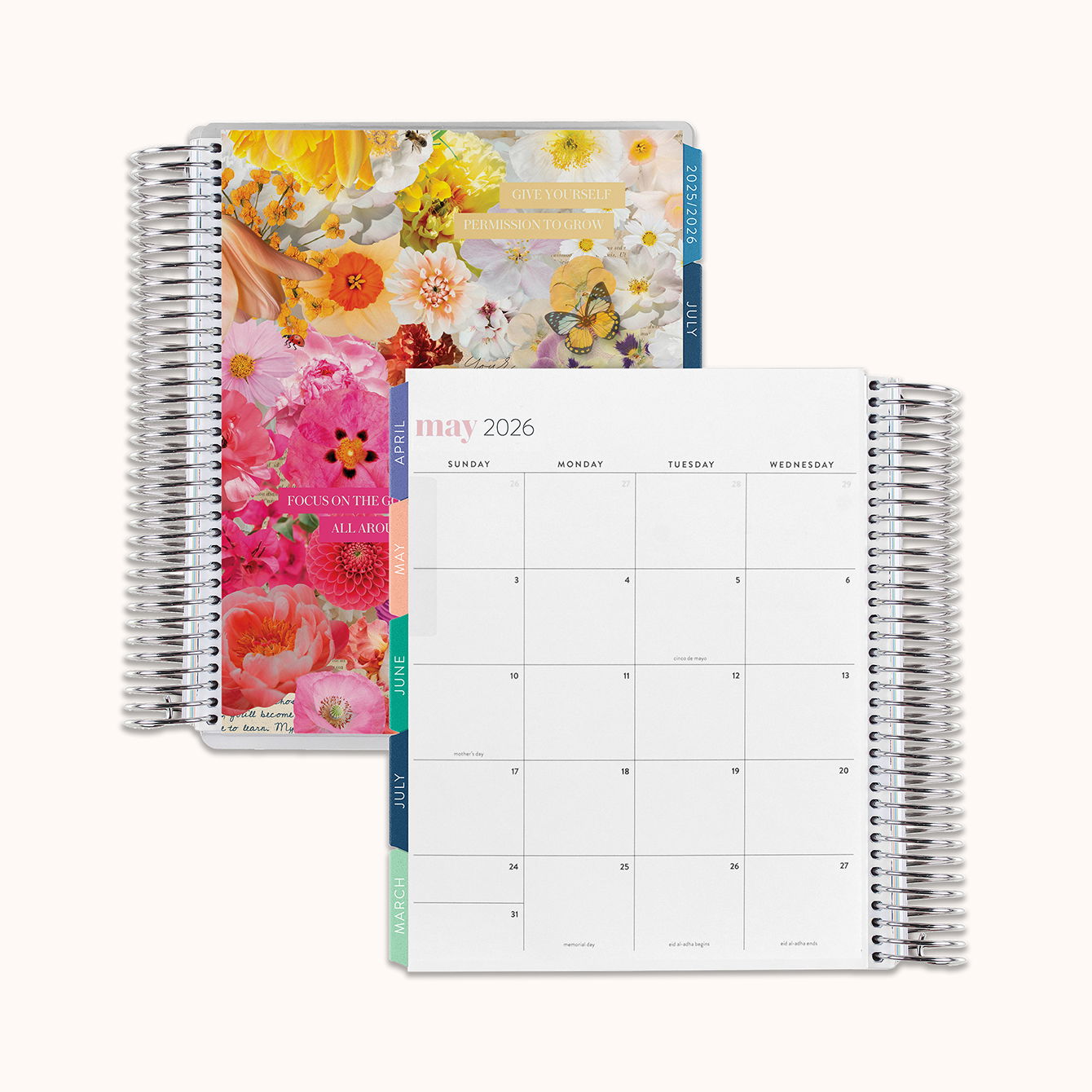Floral Collage Monthly Planner | Erin Condren