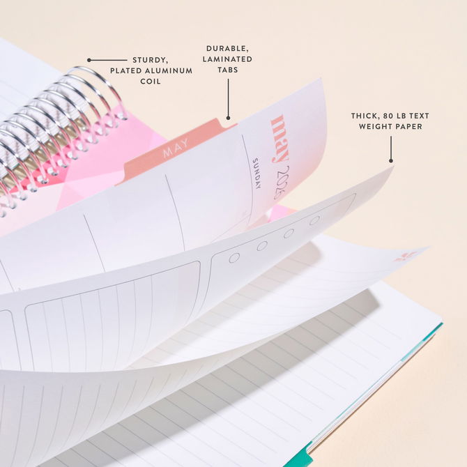 Minimal Hexagon Monthly Planner | Erin Condren