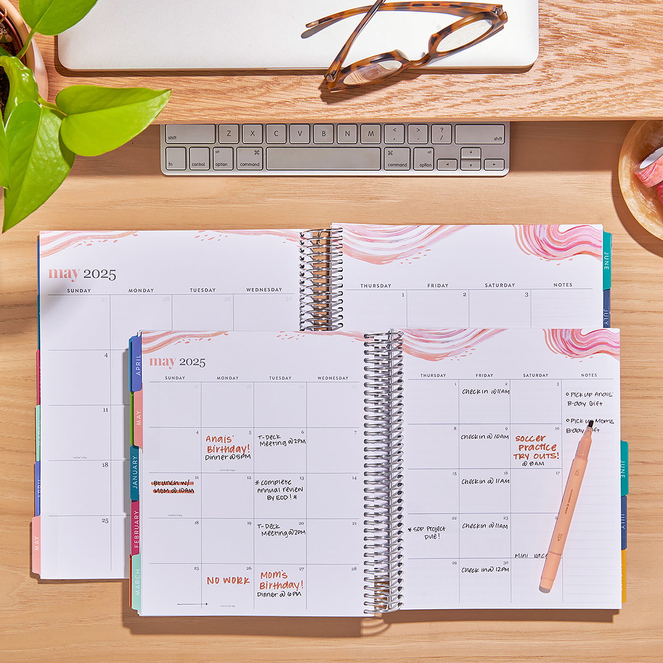 Hello Kitty Rainbow Relaxation Monthly Planner | Erin Condren