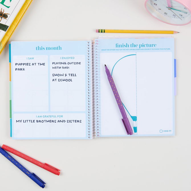 Fun Stripes Kids Planner | Erin Condren
