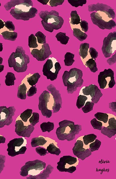 Watercolor Leopard Print Covers | Erin Condren