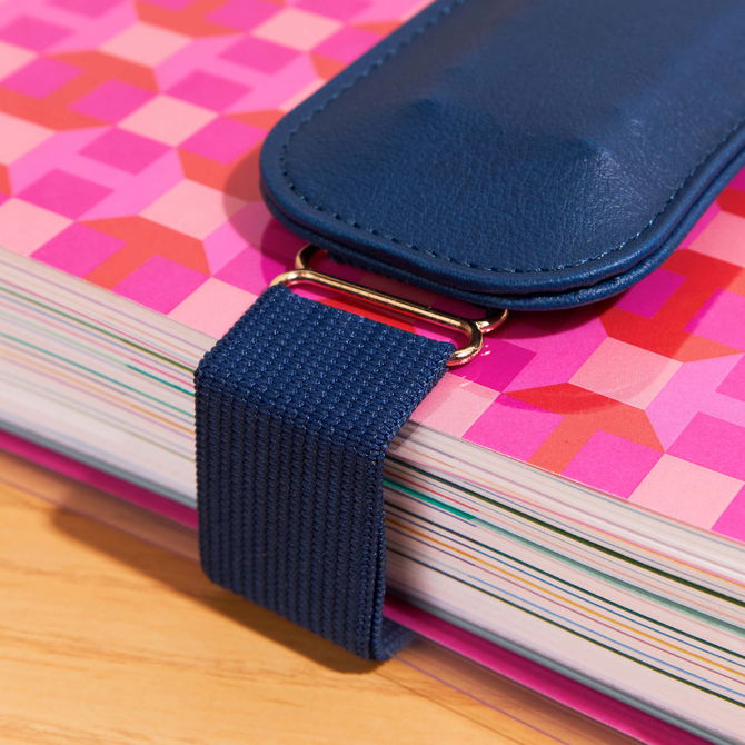 Midnight Adjustable Elastic Band Pen Holder | Erin Condren